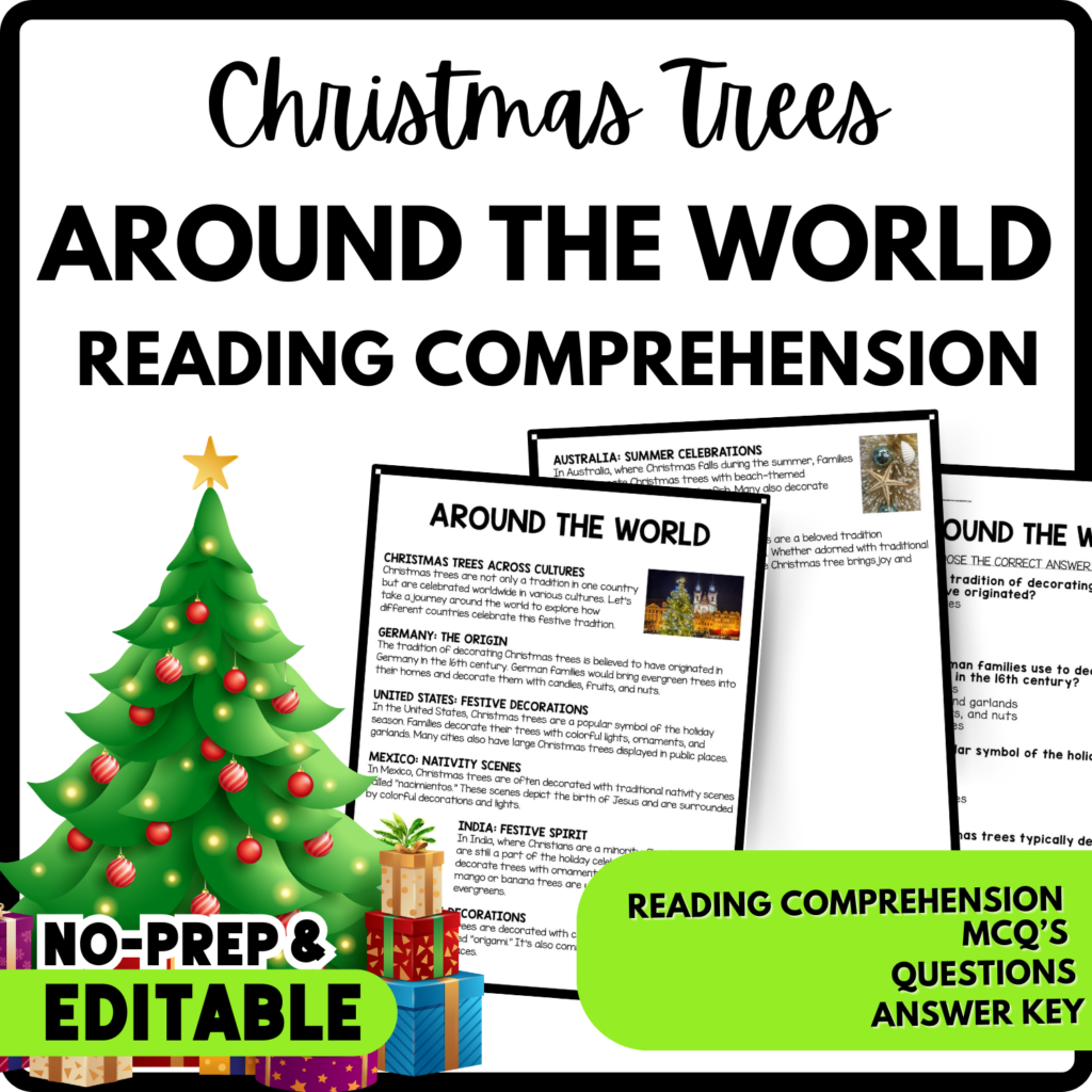 Around the world Reading Comprehension Worksheet - Teachers Stock